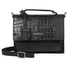 Umh&auml;ngetasche Burkely "Burkely Taschen Leder", Damen, Gr. onesize, schwarz, Leder, Taschen Umh&auml;ngetasche