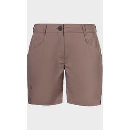 Sch&ouml;ffel Shorts SCH&Ouml;FFEL "CIRC Shorts Style Smue WMN", Damen, Gr. 42, Normalgr&ouml;&szlig;en, 3905, braun, Oberstoff: 100% Polyester; Futter Tasche: 100% Polyester, Hosen Shorts