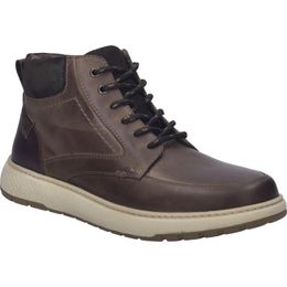 Stiefelette Josef Seibel "Clayton 03, espresso-kombi", Herren, Gr. 40, braun (espresso, kombi), Obermaterial: 100% Rindsleder Leather cow., Schuhe Stiefelette