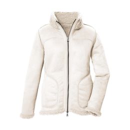 G.I.G.A. by Killtec Wendejacke "GW 62 WMN JCKT", Damen, Gr. 46, beige (creme), Obermaterial: 100% Polyester, G.I.G.A. DX BY KILLTEC, Jacken Wendejacke, Wendbare Damenjacke in Wildlederoptik, warm, mit 4 Taschen