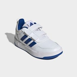 Sneaker adidas Sportswear "TENSAUR SPORT 3.0 CF K", M&auml;dchen, Gr. 33, cloud wei&szlig;, collegiate royal, collegiate royal, Synthetik, Textil, Schuhe Sneaker, mit Klettverschluss, f&uuml;r Kinder & Jugendliche