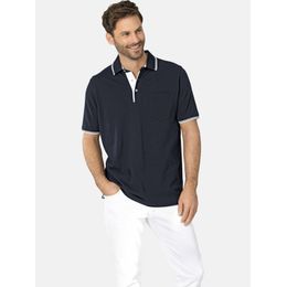 Poloshirt Babista "Poloshirt TESSAVEST", Herren, Gr. 56, blau (dunkelblau), Obermaterial: 100% Baumwolle CO., Shirts Poloshirt