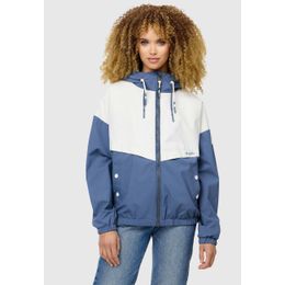 Outdoorjacke Marikoo "Marikoo Liubkaa leichte Damen &Uuml;bergangs Jacke B993", Damen, Gr. L, blau (dusty blau), Obermaterial: 100% Polyester PES., Jacken Outdoorjacke