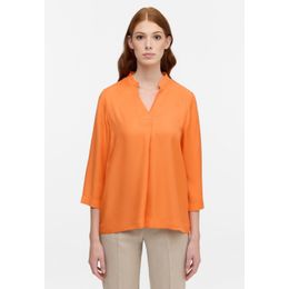 Schlupfbluse Eterna "LOOSE FIT", Damen, Gr. 48, orange, 100% Viskose, Blusen Schlupfbluse