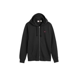 Levi's Sweatshirt LEVI'S "Sweatjacke The Original Housemark Zip Up 1er Pack", Damen, Gr. L, schwarz, Obermaterial: 100% Baumwolle CO., Sweatshirts Sweatshirt