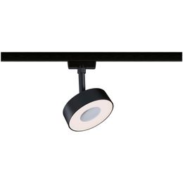 Paulmann Schienensystem-Leuchten "URail Spot Circle 1x5W 3000K 230V", schwarz, 1, &Oslash; 10cm H: 13,5cm, 1 Stk., Leuchten, 3-Step-Dimmbar, Schienensystem-Leuchten