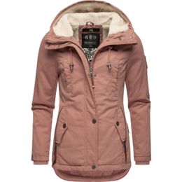 Winterjacke Marikoo "Winterjacke Bikoo", Damen, Gr. S, rot (terracotta), Obermaterial: 100% Baumwolle CO. Obermaterial: Futter: 100% Polyester PES. 100% Polyester PES., Jacken Winterjacke