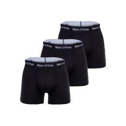 Marc O'Polo Boxershorts MARC O'POLO "Boxershort 3-PACK BOXER 3er Pack", Herren, Gr. L, schwarz, Obermaterial: 95% Baumwolle CO(Bio). 5% Elasthan EL., Unterhosen Boxershorts