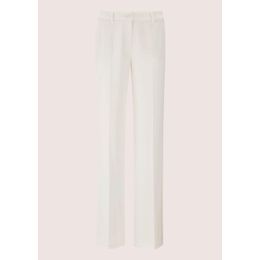 Madeleine Mode B&uuml;gelfaltenhose MADELEINE "Hose Palazzo-Hose mit B&uuml;gelfalten", Damen, Gr. 21, N + K Gr, wei&szlig;, Obermaterial: 48% Polyester PES. 48% Viskose CV. 4% Elasthan EL., Hosen B&uuml;gelfaltenhose