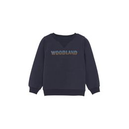 Sweatshirt EN FANT "Rundhalspullover ENSweatshirt", Jungen, Gr. 98, blau (parisian night), Obermaterial: 95% Baumwolle CO. 5% Elasthan EL., Pullover Sweatshirt