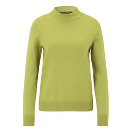 Rundhalspullover Betty Barclay "Basic-Strickpullover mit Stehkragen", Damen, Gr. 42, gr&uuml;n (fresh moss), Obermaterial: 55% Viskose CV. 30% Polyester PES. 15% Polyamid PA., Pullover Rundhalspullover