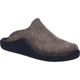 Hausschuh Josef Seibel "Monaco 220, braun", Herren, Gr. 45, braun, Obermaterial: 100% Textilmaterial TEXMAT., Schuhe Hausschuh