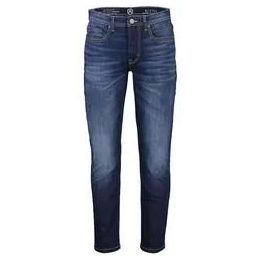 Relax-fit-Jeans Lerros "BAXTER 5-Pocket-Denim im Used-Look, RELAXED FIT", Herren, Gr. 36, L&auml;nge 30, dunkelblau, 98% Baumwolle, 2% Elasthan, Jeans, Herren Jeans, Stretchkomfort, Gerader Schnitt