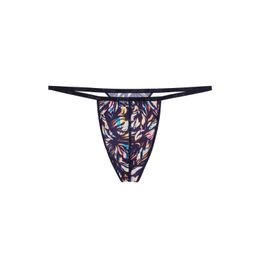 String HOM "String G-String Viscaya 1er Pack", Herren, Gr. XL, bunt (blau, gelb, pink), Obermaterial: 78% Polyamid PA. 22% Elasthan EL., Unterhosen String