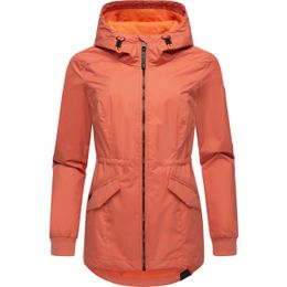 Outdoorjacke Ragwear "&Uuml;bergangsjacke Dowey A", Damen, Gr. 5XL, rot (brick rot), Obermaterial: 100% Polyester PES. Obermaterial: Futter: 100% Polyester PES., Jacken Outdoorjacke