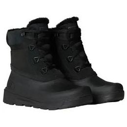 Winterstiefel The North Face "W SHELLISTA V SHORTY WP", Damen, Gr. 38,5, tnf schwarz, tnf schwarz, Leder, Schuhe Winterstiefel, Winterschuhe, Winterboots, Snowboots, wasserdicht