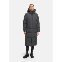 Winterjacke Marikoo "Marikoo Honiaa Damen Winter Steppmantel Parka N074", Damen, Gr. XS, grau (anthrazit), Obermaterial: 100% Polyester PES., Jacken Winterjacke