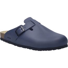 Clog Josef Seibel "Josef 04, ocean", Damen, Gr. 49, blau (ocean), Obermaterial: 100% Rindsleder Leather cow., Schuhe Clog