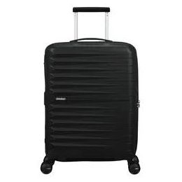 Hartschalen-Trolley American Tourister "FASTFORWARD, verschiedene Gr&ouml;&szlig;en und Farben", Gr. B/H/T: 40cm x 55cm x 20cm 36 l, schwarz (flash schwarz), Polypropylen, unifarben, Koffer, Hartschalen-Koffer personalisierbar TSA-Schloss Volumenerweiterung