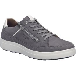 Sneaker Josef Seibel "Maddox 07, grau-kombi", Damen, Gr. 45, grau (grau, kombi), Obermaterial: 100% Rindsleder Leather cow., Schuhe Sneaker