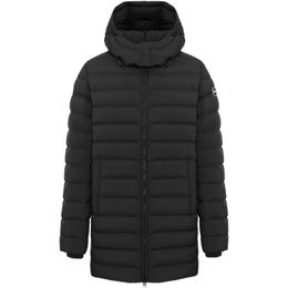 Daunenjacke COLMAR "MENS DOWN JACKET", Herren, Gr. 52, schwarz, grau, Web, Obermaterial: 100% Nylon. Futter: 100% Nylon. Wattierung: 90% Entendaune, 10% Entenfeder, unifarben, regular fit Po-bedeckend, hoch geschlossener Ausschnitt, B&uuml;ndchen, Jacken Daunenjacke, regular fit, mit &Auml;rmelb&uuml;ndchen
