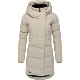Wintermantel Ragwear "Wintermantel Pavla Cordy YOUMODO", Damen, Gr. XL, beige (bone), Obermaterial: 100% Baumwolle CO. Obermaterial: Futter: 100% Polyester PES. 100% Polyester PES., M&auml;ntel Wintermantel