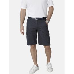 Bermudas Babista "Bermuda ZANMO", Herren, Gr. 52, N-Gr, blau (dunkelblau), Obermaterial: 100% Baumwolle CO., regular fit, Hosen Bermudas