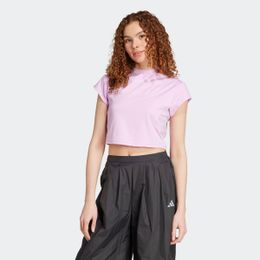 T-Shirt adidas Sportswear "CITY ESCAPE BABY", Damen, Gr. XS, lila (bliss lila), Obermaterial: 83% Polyester, 17% Elasthan, Shirts T-Shirt