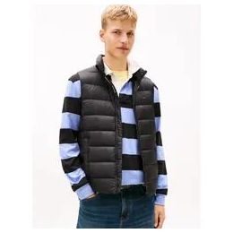 Tommy Hilfiger Steppweste TOMMY JEANS "TJM LT DOWN VEST EXT", Herren, Gr. 3XL, schwarz, Web, Obermaterial: 100% Polyamid, unifarben, normal h&uuml;ftlang, Westen Steppweste, mit Daunenwattierung