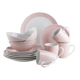 M&auml;ser Kombiservice M&Auml;SER "Kitchen Time II", rosa, 16, Geschirr-Sets, Kombiservice