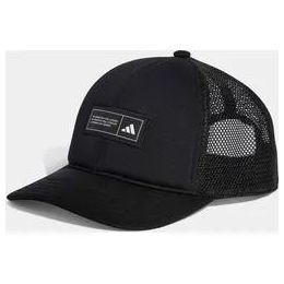 Baseball Cap Adidas PERFORMANCE "SNAPBACK TRUCKER", Damen, schwarz, Obermaterial: 92% Polyester, 8% Elasthan, Caps