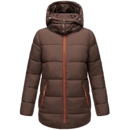 Winterjacke Navahoo "Winterjacke Wattew&ouml;lkchen", Damen, Gr. S, braun (schwarz choco), Obermaterial: 100% Polyester Pol. recyc.. Obermaterial: Futter: 100% Polyester Pol. recyc.. 100% Polyester PES., Jacken Winterjacke