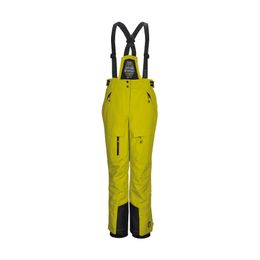 Skihose Killtec "KSW 204 BYS SKI PNTS", Herren, Gr. 176, Normalgr&ouml;&szlig;en, limette, Obermaterial: 100% Polyester;Futter: 100% Polyester;F&uuml;llung: 100% Polyester, Hosen Skihose, Wasserdichte, atmungsaktive Skihose mit verstellbarem Latz und Tr&auml;gern