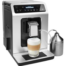 Krups Kaffeevollautomat "EA891D Evidence", grau (metal), B:24cm H:36,3cm T:37,2cm, Kaffeevollautomaten, 12 Kaffee- und 3 Tee-Variationen, OLED-Display und Touchscreen, Kaffeevollautomat
