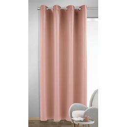 Vorhang HOMING "Mia" Gr. 1, rosa (ros&eacute;), B:140cm H:245cm, Polyester, Gardinen, Vorhang, Fertigschal