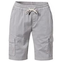 Chinoshorts "COBY", Damen, Gr. 40, N-Gr, silber (silber lining), Web, Obermaterial: 100% Baumwolle, Pioneer AUTHENTIC JEANS, straight fit, Hosen Chinoshorts, Sommerhose