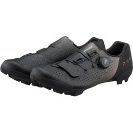 Fahrradschuh Shimano "Gravel - Fahrradschuhe RX801, Black", Herren, Gr. 48, schwarz, Obermaterial: 100% Kunstleder synt.leather., Schuhe Fahrradschuh
