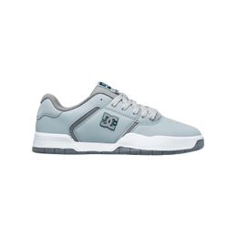Sneaker DC Shoes "Central", Herren, Gr. 6,5(38,5), blau (grau, grau, blau), Obermaterial:Obermaterial: Leder / Futter: Textil / Au&szlig;ensohle: Gummi;, Schuhe Sneaker