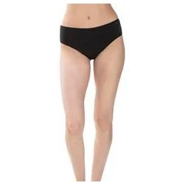 Slip Mey "Joan", Damen, Gr. 42, schwarz, Single Jersey, Obermaterial: 77% Polyamid, 23% Elasthan, k&ouml;rpernah, Unterhosen Slip, flacher Bund, kein Einschneiden