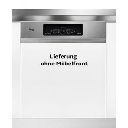 Beko teilintegrierbarer Geschirrsp&uuml;ler "BDSN36461XC", Energieeffizienz: A, silber (silberfarben), B:59,8cm H:81,8cm T:55cm, Geschirrsp&uuml;ler, SelfDry, teilintegrierbarer Geschirrsp&uuml;ler