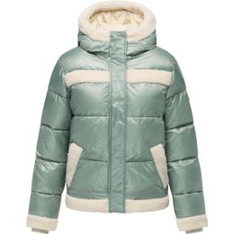 Winterjacke Ragwear "Winterjacke Editah Shiny YOUMODO", Damen, Gr. S, gr&uuml;n (dusty gr&uuml;n), Obermaterial: 100% Polyester PES. Obermaterial: Futter: 100% Polyester PES. 100% Polyester PES., Jacken Winterjacke