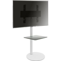 Wohnzimmertisch Vcm "Design Premium TV Standfu&szlig; Rack Fernseh Cirla ZW", wei&szlig;, B:55cm T:45cm, Sideboards, Wohnzimmertisch