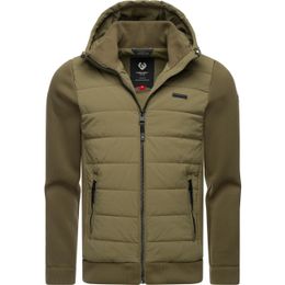 Steppjacke Ragwear "Steppjacke Doryan", Herren, Gr. L, gr&uuml;n (olive23), Obermaterial: 98% Nylon NY. 2% Elasthan EL. Obermaterial: 100% Polyester PES. Futter: 100% Polyester PES. 100% Polyester PES., Jacken Steppjacke