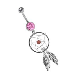 Adelia&acute;s Bauchnabelpiercing ADELIA&acute;S "Piercing Piercing Bauchnabelpiercing", pink, Piercings, Damen, Chirurgiestahl, Bauchnabelpiercing