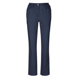 Regular-fit-Jeans GOLDNER "Kurzgr&ouml;&szlig;e Klassische Jeanshose ANNA", Damen, Gr. 25, K-Gr, blau (dunkelblau), Obermaterial: 78% Baumwolle CO. 20% Polyester PES. 2% Elasthan EL., Jeans Regular-fit-Jeans