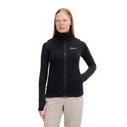 Fleeceweste Berghaus "PRISM PT IA FL VEST AF", Herren, Gr. 3XL, jet schwarz, Obermaterial: 100% Polyester, Westen Fleeceweste, aus Polartec Classic-Fleece, mit InterActive-Rei&szlig;verschluss