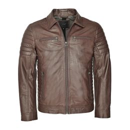 Lederjacke Maze "Lederjacke", Herren, Gr. M, braun, Obermaterial: 100% Lammleder LEL. Futter: 100% Baumwolle CO., Jacken Lederjacke