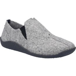 Hausschuh Josef Seibel "Vinny 05, hellgrau", Damen, Gr. 37, grau (hellgrau), Obermaterial: 100% Textilmaterial TEXMAT., Schuhe Hausschuh