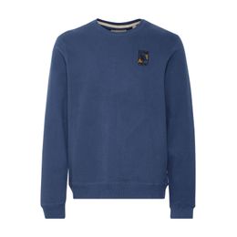 Rundhalspullover Blend "Rundhalspullover BHSweatshirt", Herren, Gr. XL, blau (marineblaus), Obermaterial: 100% Baumwolle CO., Pullover Rundhalspullover
