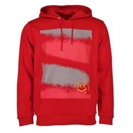Hoodie JCC "Hoodie 310212102", Herren, Gr. M, rot, Obermaterial: 60% Baumwolle CO. 40% Polyester COOLMAX PES(Coolmax)., Pullover Hoodie